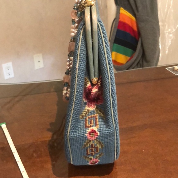 Bags | Needlepoint Purse | Poshmark